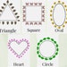 Nature Shapes Flashcards, Montessori Tracing Cards (digital Download ...