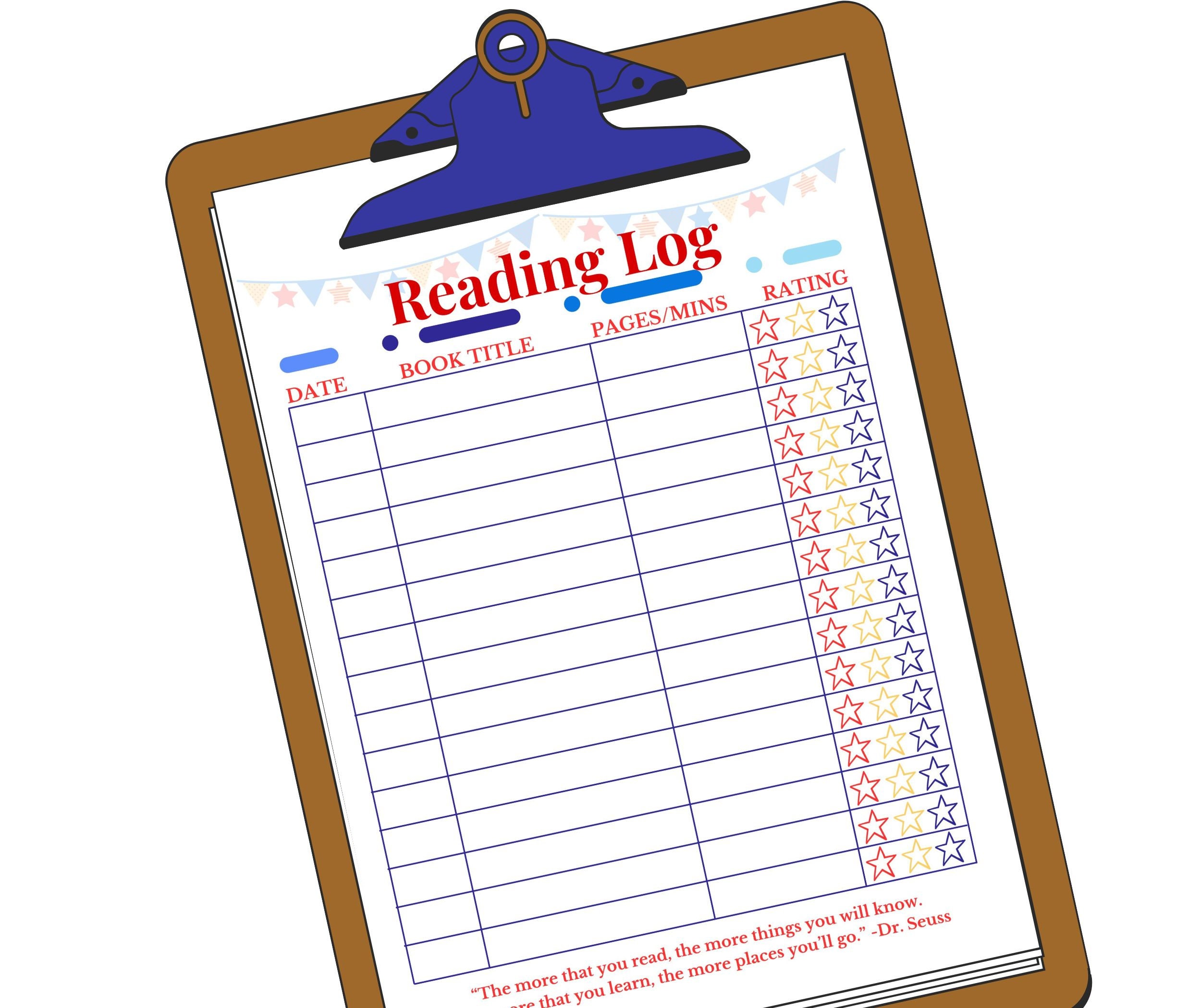 Kids Reading Log, Boys Reading Log, Reading Motivation Chart, Summer ...