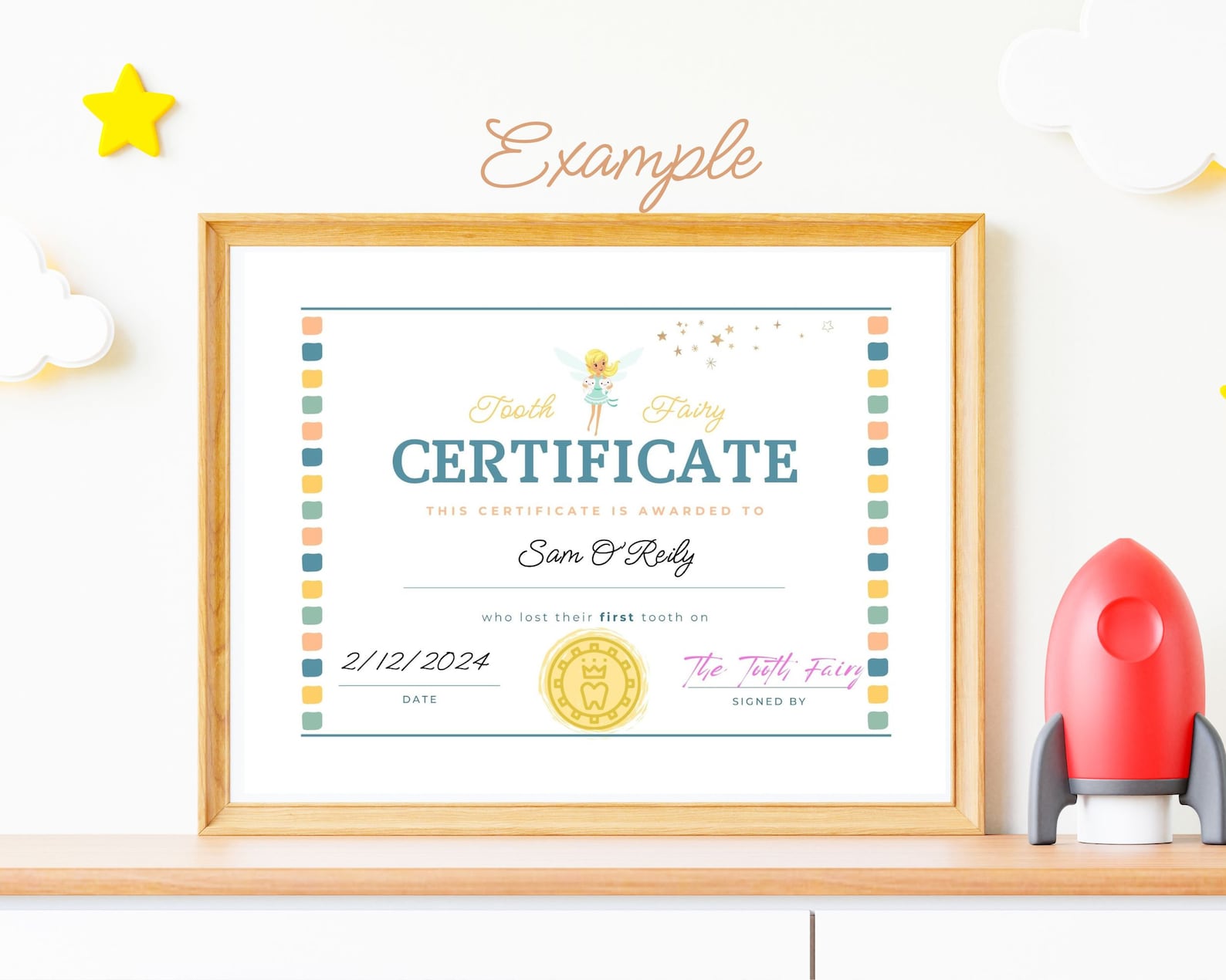 Tooth Fairy Letter, Tooth Fairy Note, Tooth Certificate, Tooth Fairy ...