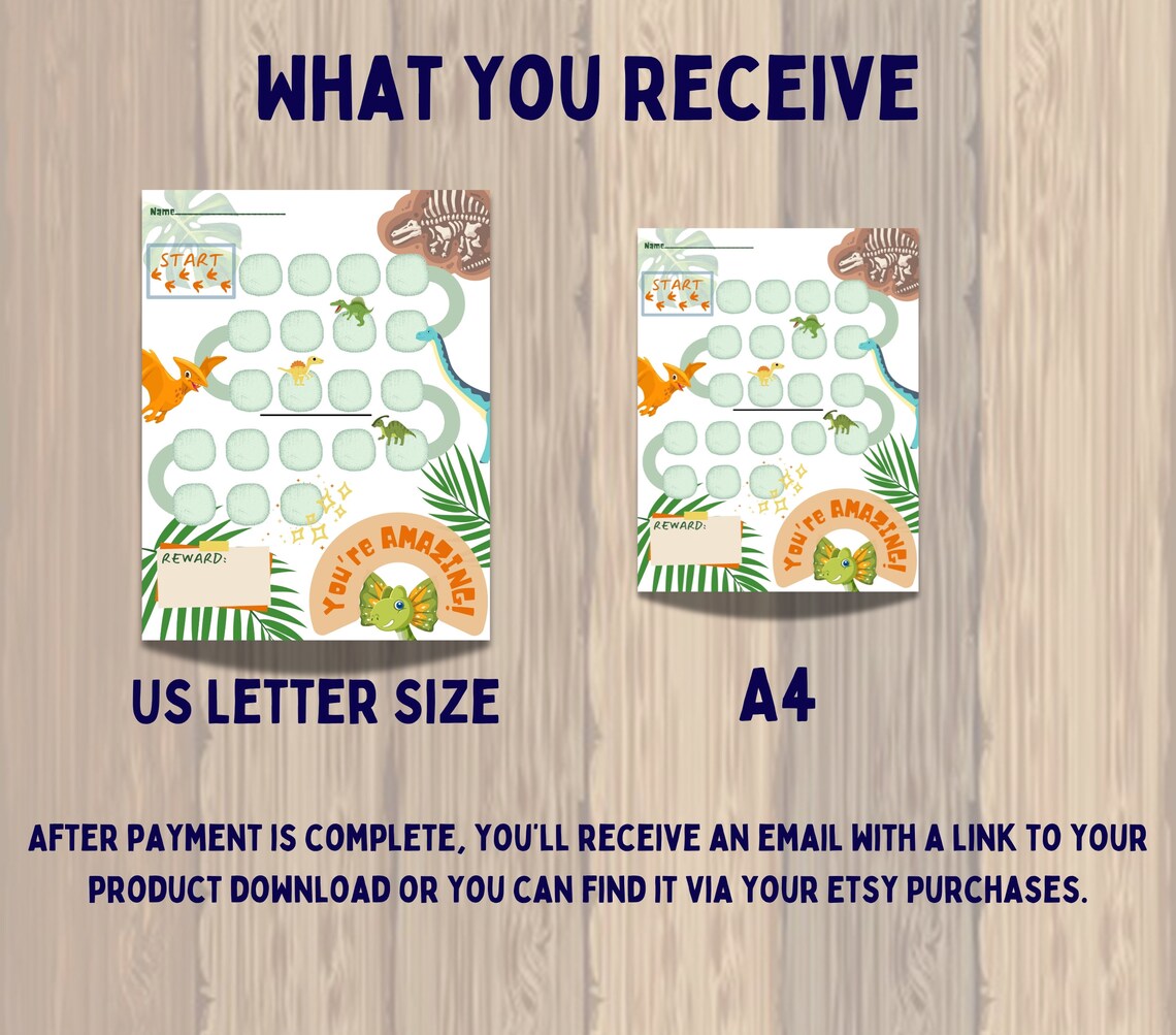 Dinosaur Reward Chart, Potty Training Chart, Reward Chart, Behavior ...