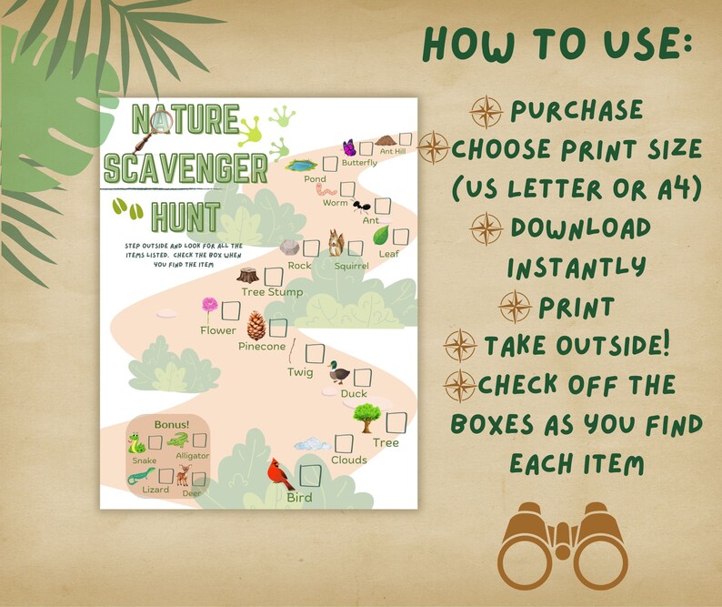 Scavenger Hunt, Nature Scavenger Hunt, Kids Outdoor Activities ...