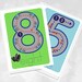 Montessori Printable Number Tracing Flashcards, Transportation Theme 0 ...