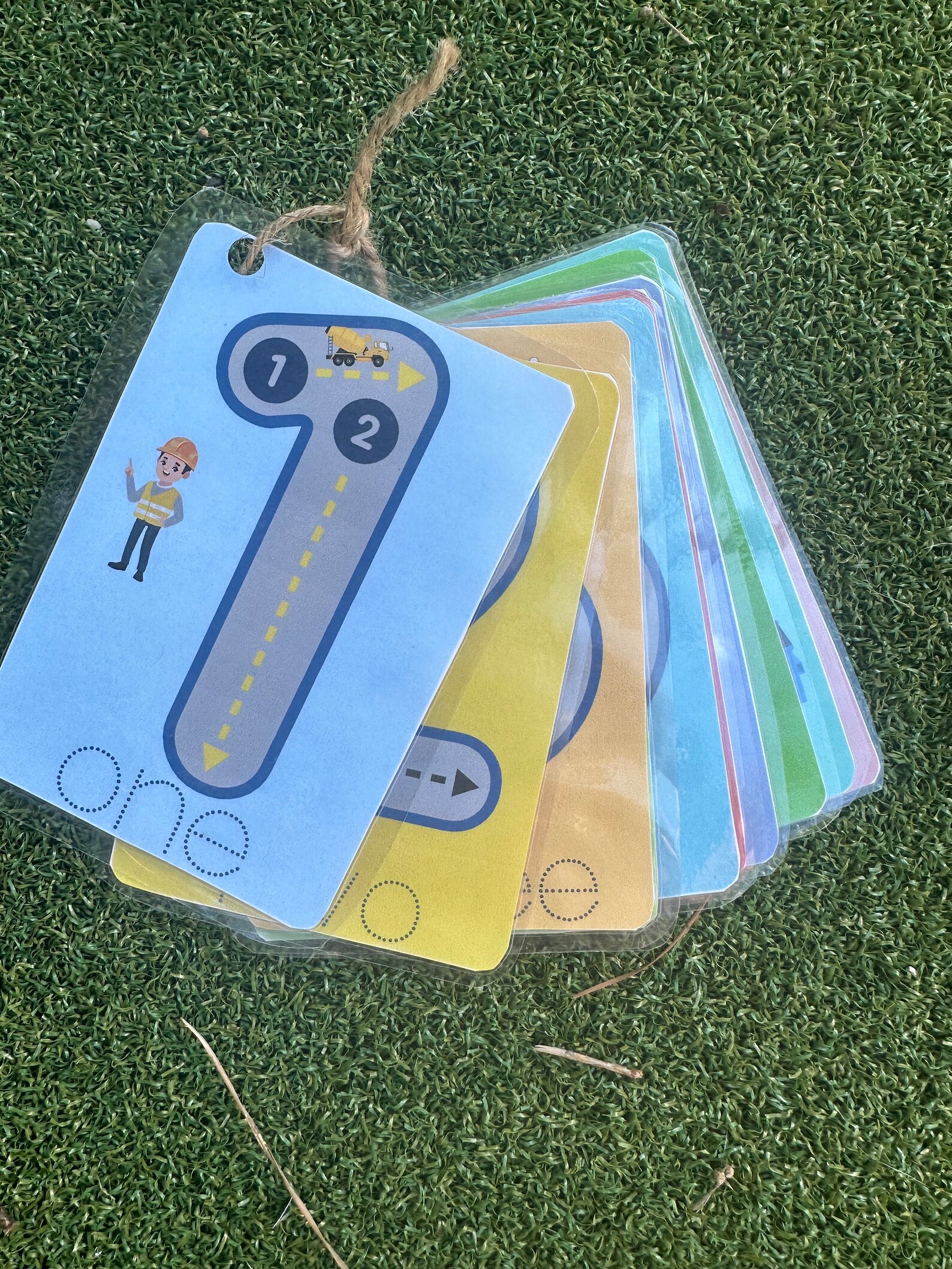 Montessori Printable Number Tracing Flashcards, Transportation Theme 0 ...