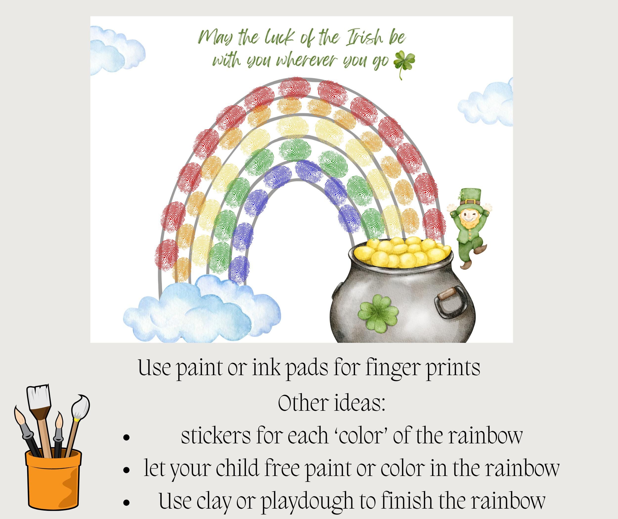 St. Patrick's Day Kids Craft Printable - Easy Rainbow Activity ...