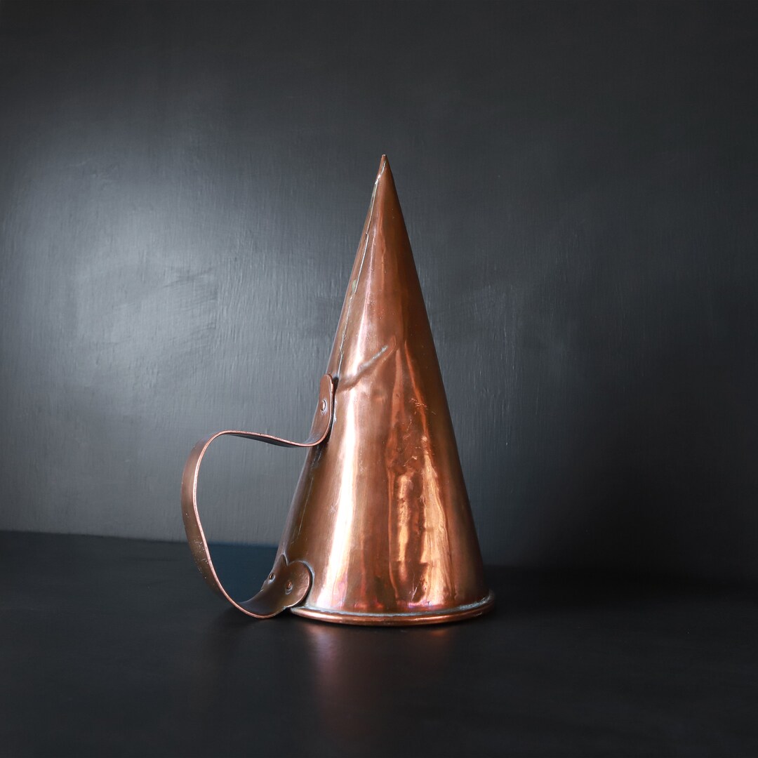 Conical Copper Ale Warmer Vintage Farmhouse Kitchen Tools Handmade ...