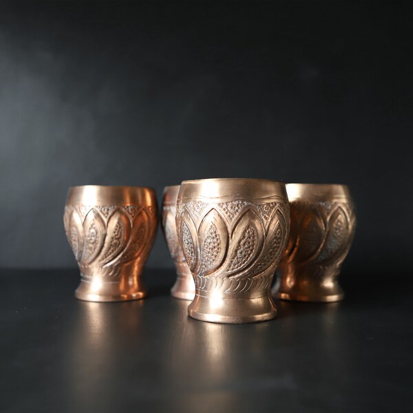 Hammered Copper Cup - Etsy