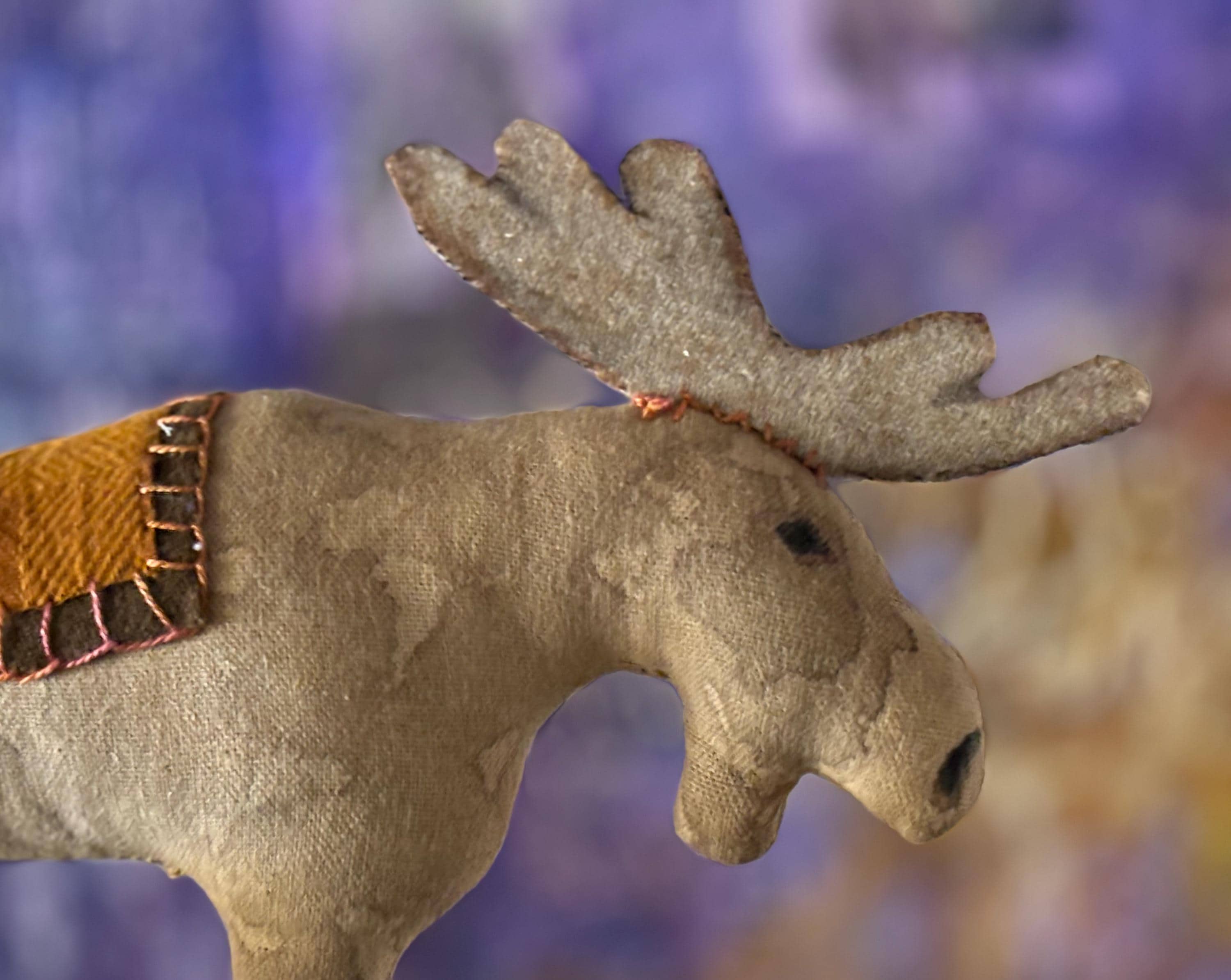 Pattern Primitive Moose Sewing Download PDF Animal Wildlife Easy Sew ...