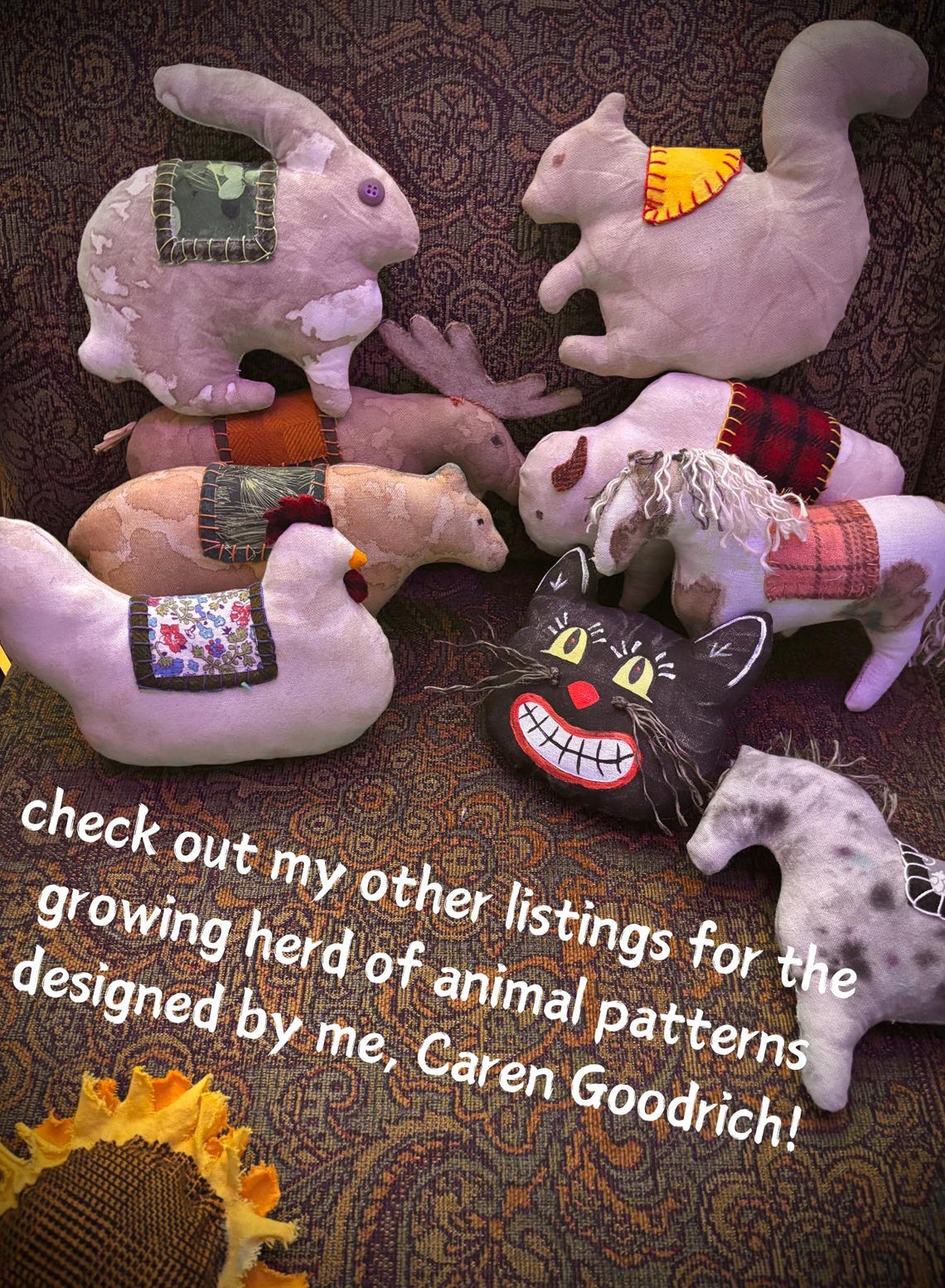 PATTERN Primitive Buffalo Bison Sewing Pattern Instant PDF Download ...