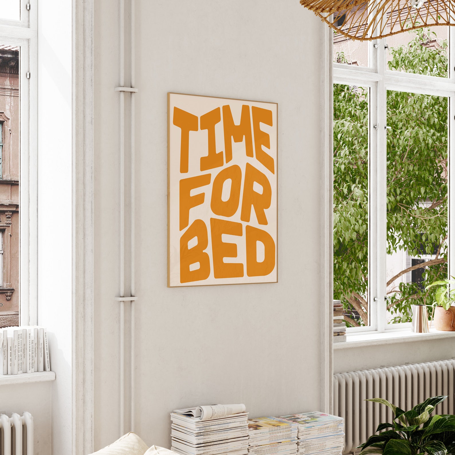 Time for Bed Print, Bedtime Print, Naptime Poster, Sleeping Wall Art ...