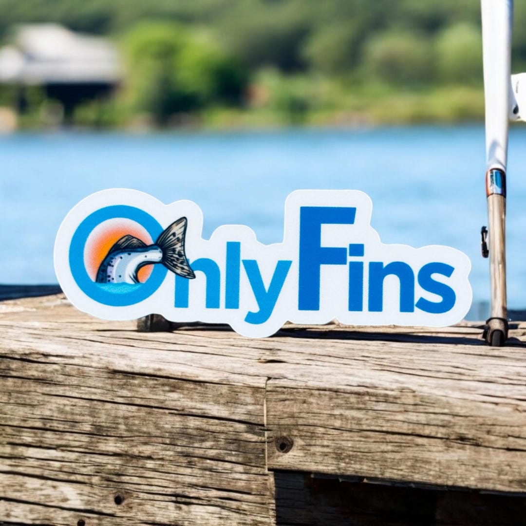 Only Fins Sticker - Etsy