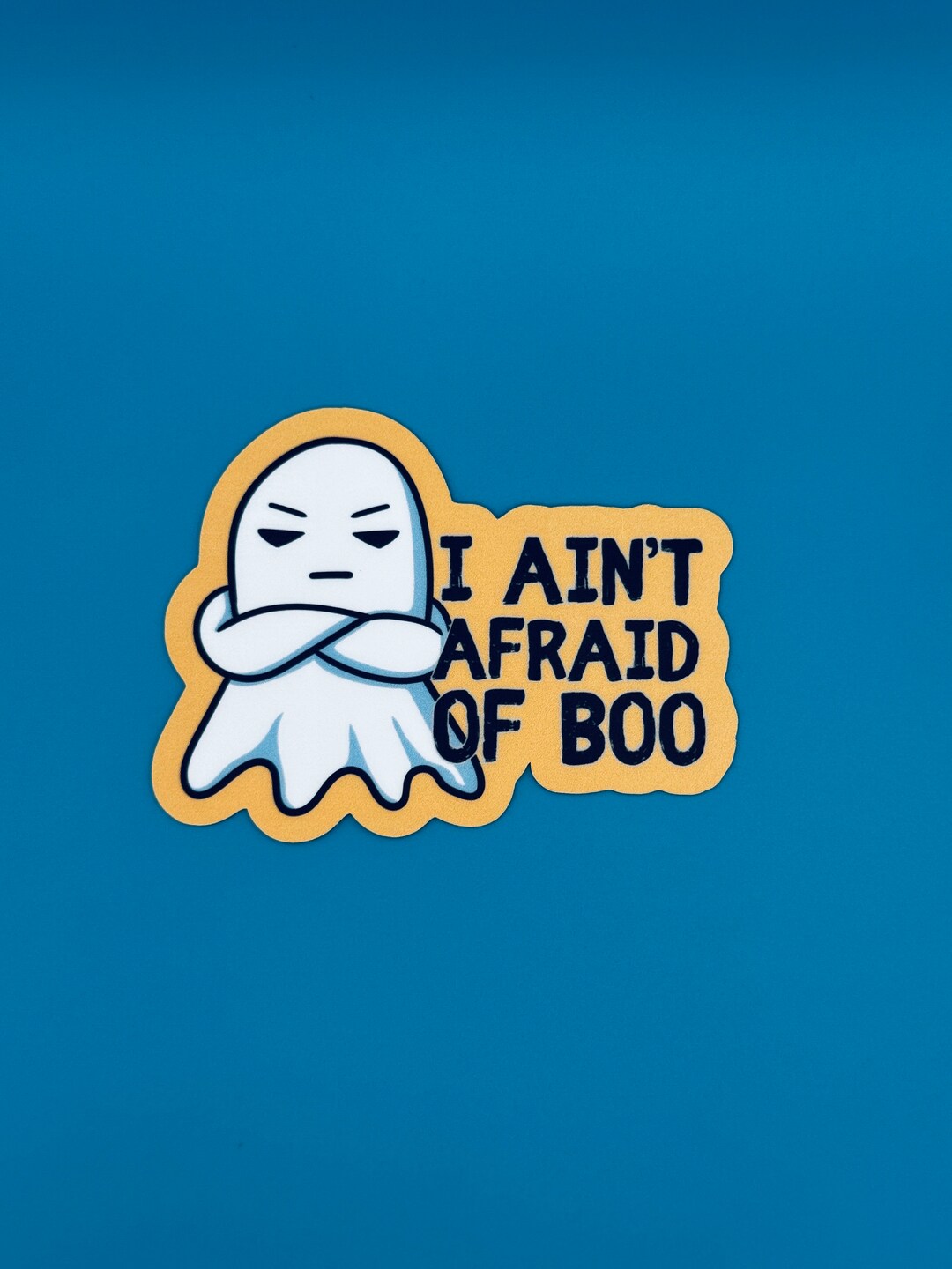 Afraid of Boo Sticker - Etsy