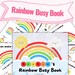 Toddler Rainbow Busy Book Printable: Montessori Learning Binder ...