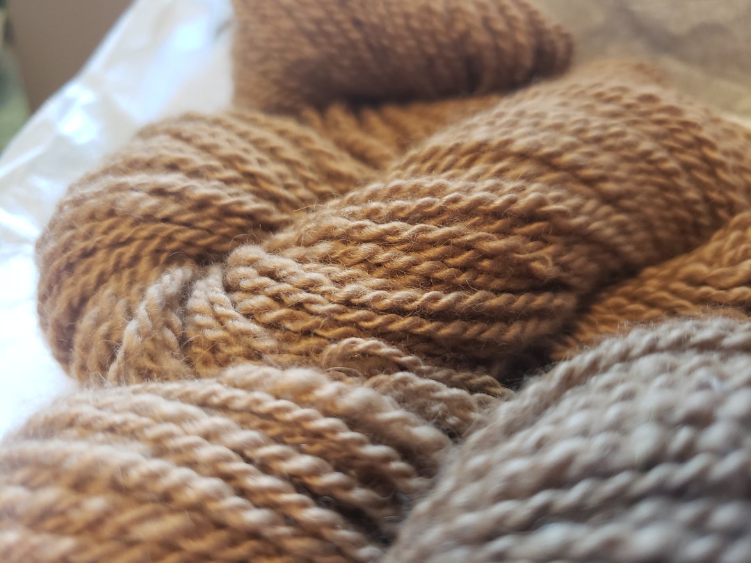Handspun Baby Camel Yarn: Luxury Golden Worsted, 100 Yards 1.4 Oz - Etsy