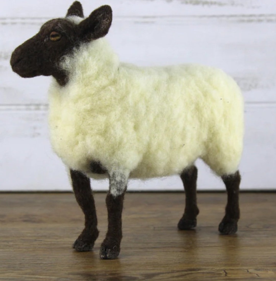 Sheldon Sheep Wool Needle Felting Kit With Instructions and Materials ...