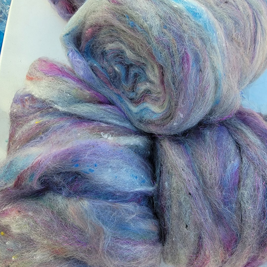 Alice in Wonderland Luxury Fiber Roving: Baby Alpaca, Merino, Silk ...