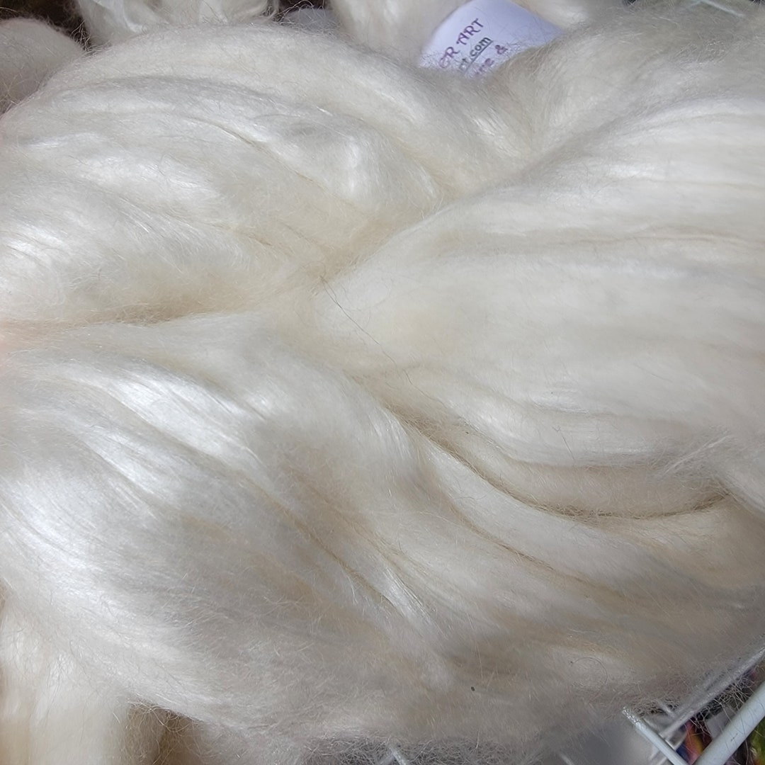 Cashmere & Silk Combed Top Luxury Fiber Spin and Dye - Etsy