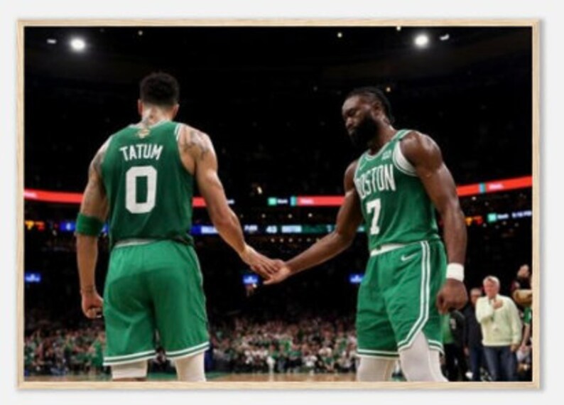 Jayson Tatum and Jaylen Brown Digital Download Poster - Etsy