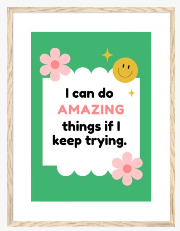 Motivational Classroom Poster - Etsy