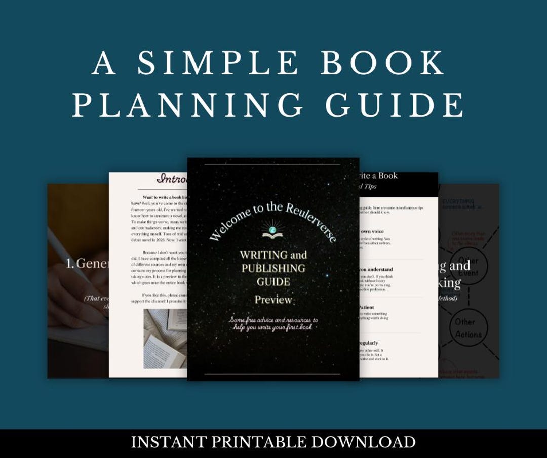 How to Write a Book: A Simple Writing Guide for Beginners - Etsy