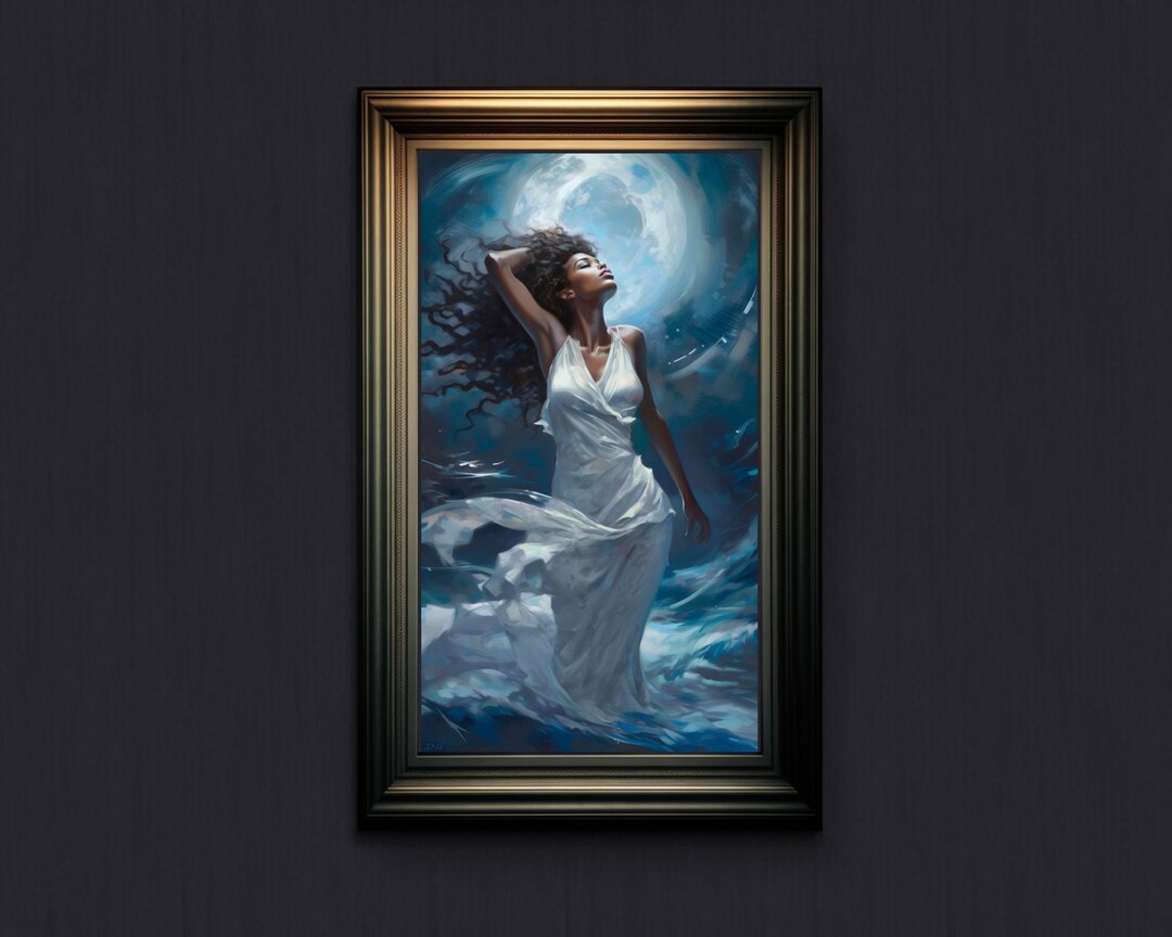 Orisha Yemaya, Ocean Goddess of Motherhood Children Protection Sea ...