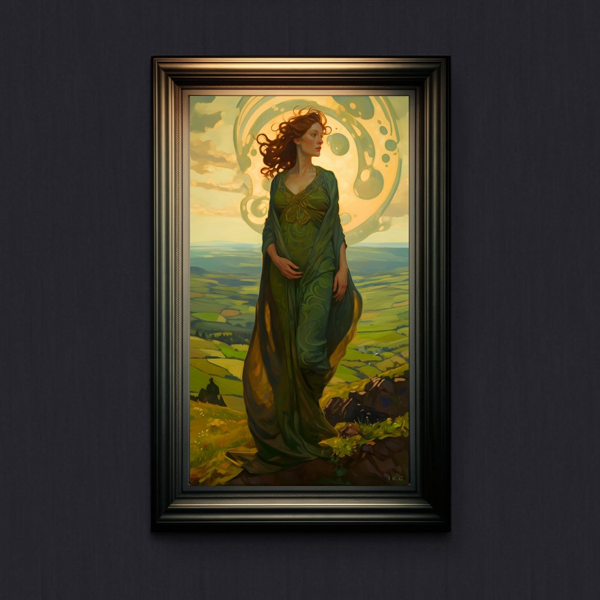 Anu Celtic Earth Mother Goddess Irish Deity Altar Art Growth Abundance Fertility Pagan Pantheon