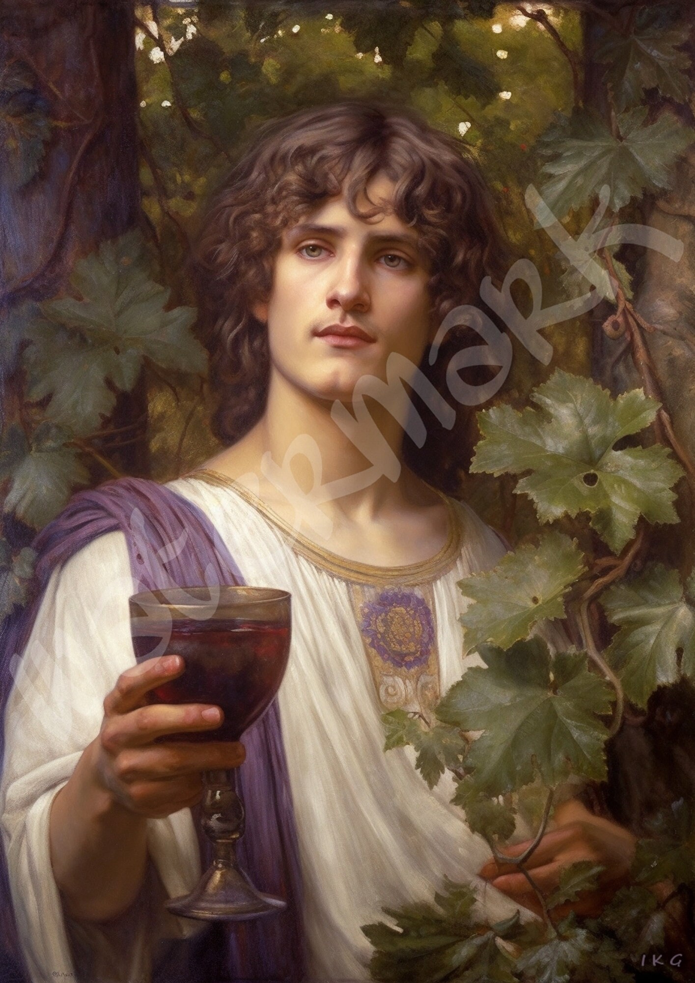 Roman Bacchus, God of Wine & Indulgence the Theater Liberality ...