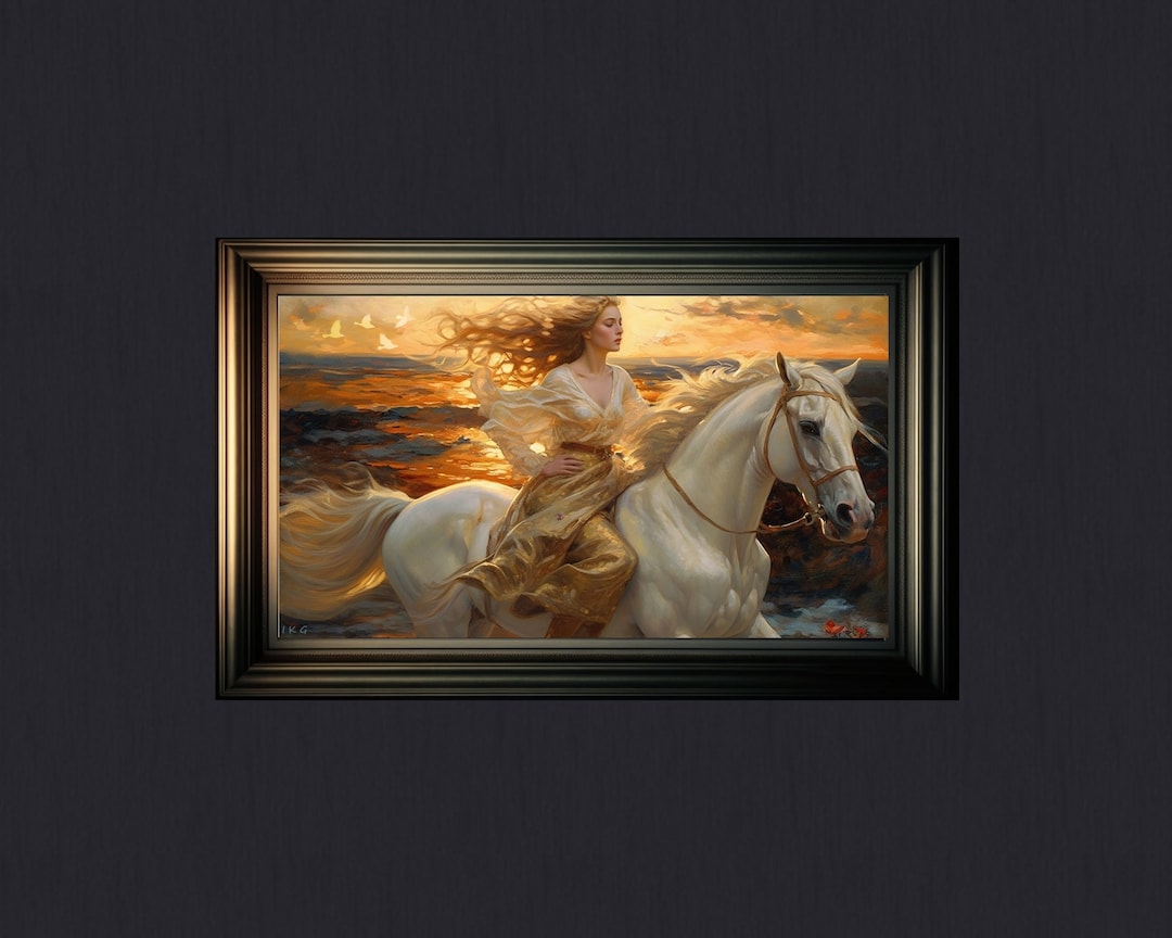 Rhiannon, Welsh Mythology Goddess, Horses Music and Healing, Celtic ...