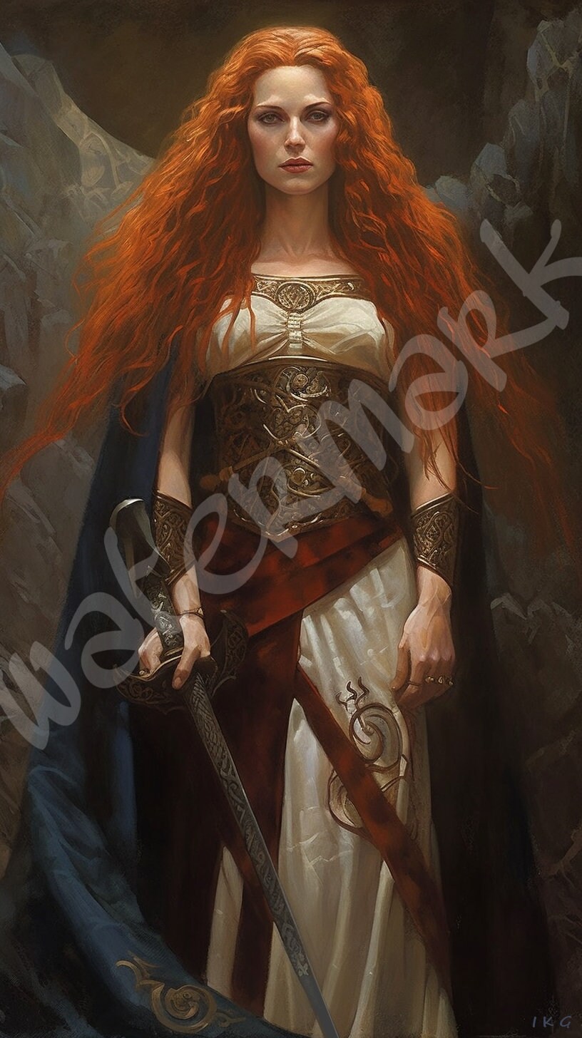 Macha, Irish Celtic Mythology Warrior Queen, Strong Women, Original ...