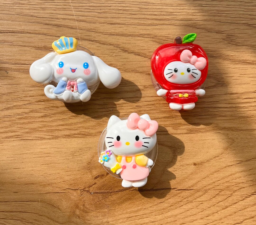 Hello Kitty & Cinnamoroll Popsocket, Christmas Gift, Kawaii Handmade ...