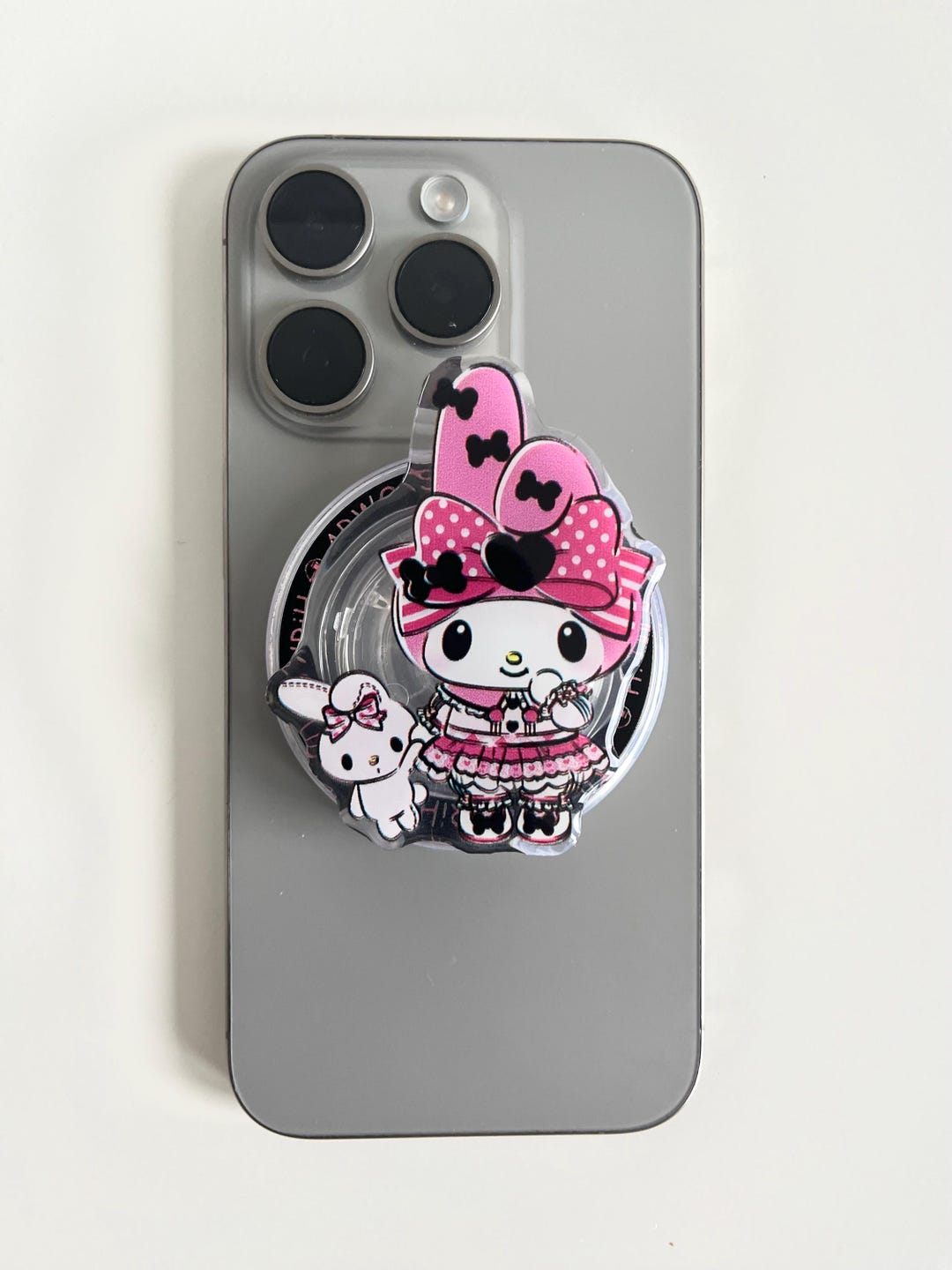 My Melody Acrylic Magsafe Popsocket, Valentine Gift, Kawaii Magnetic ...