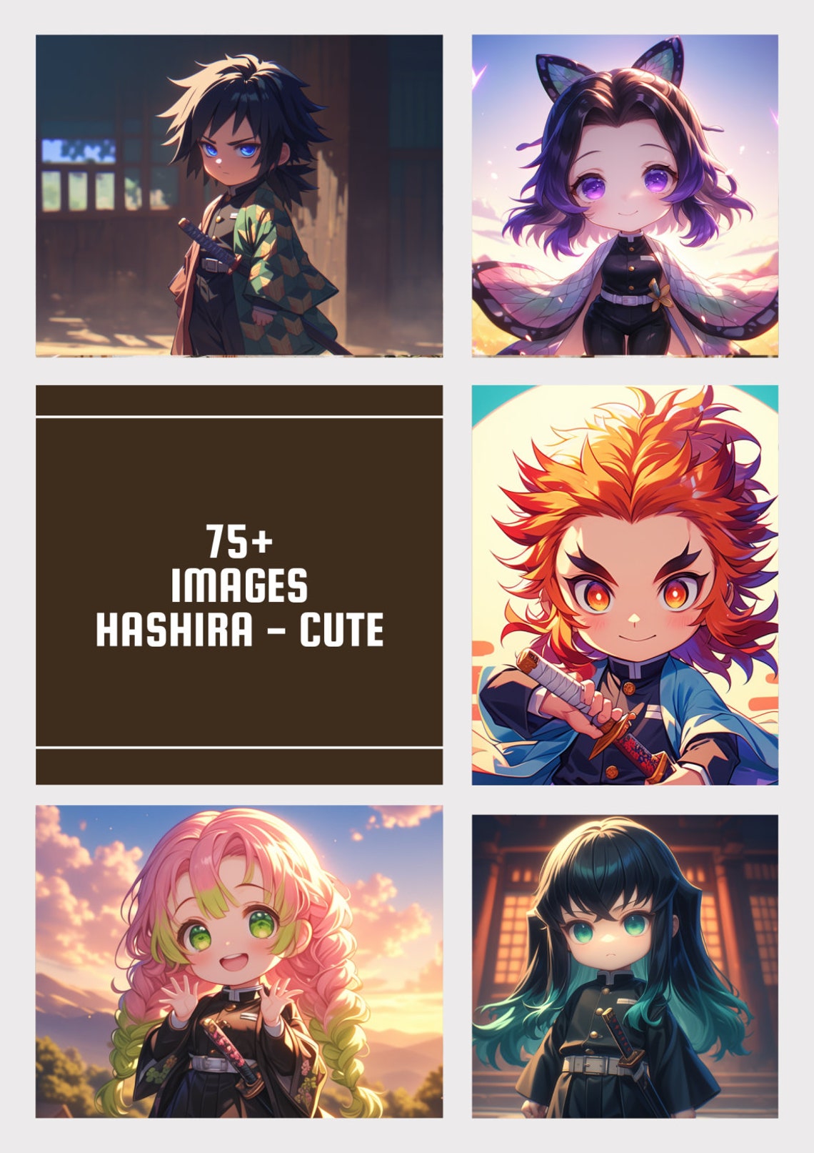 75+ Images of Hashiras - Demon Slayer - Chibi Style, Hashiras, Demon ...