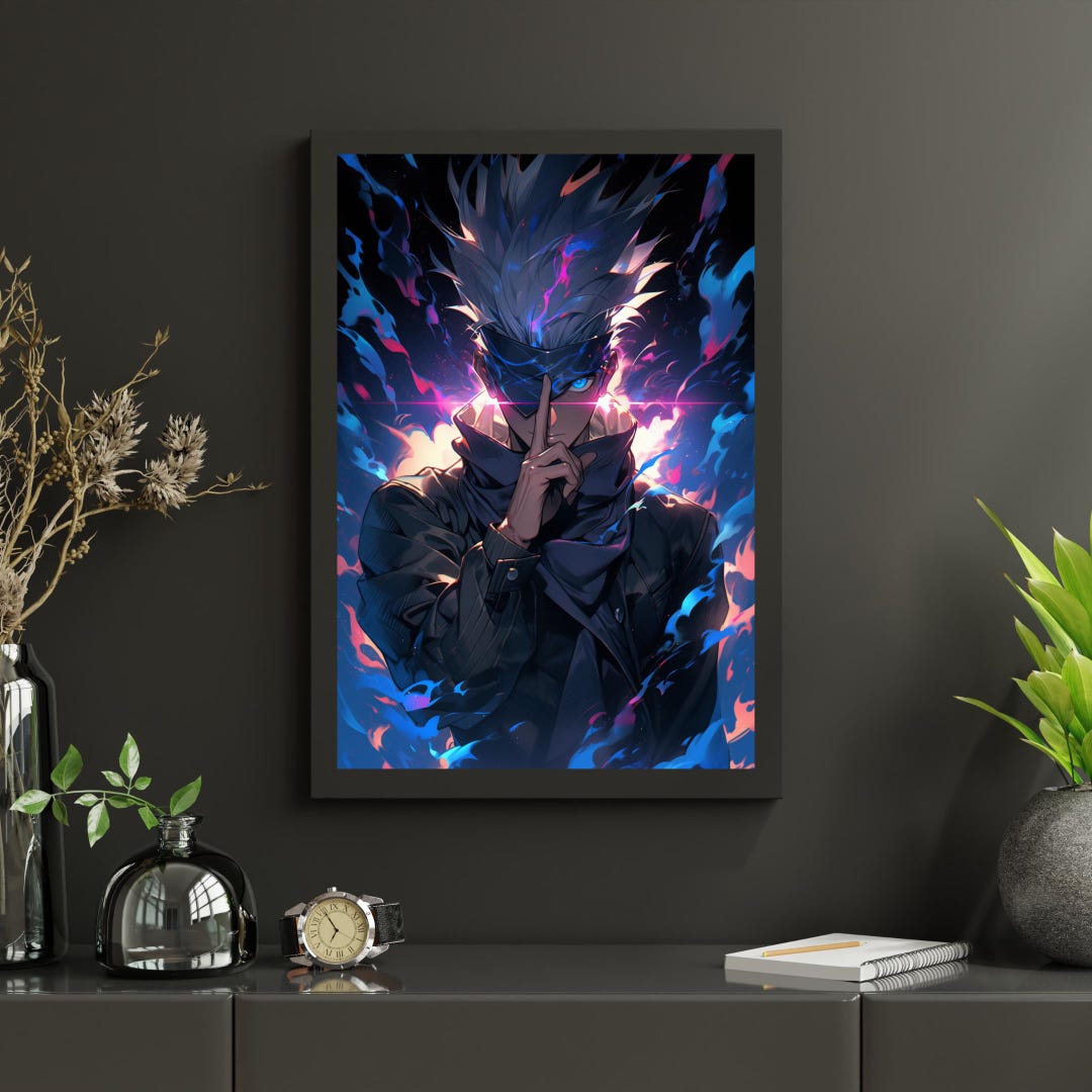 Gojo Satoru Art Print: Jujutsu Kaisen, Domain Expansion (4K Digital ...