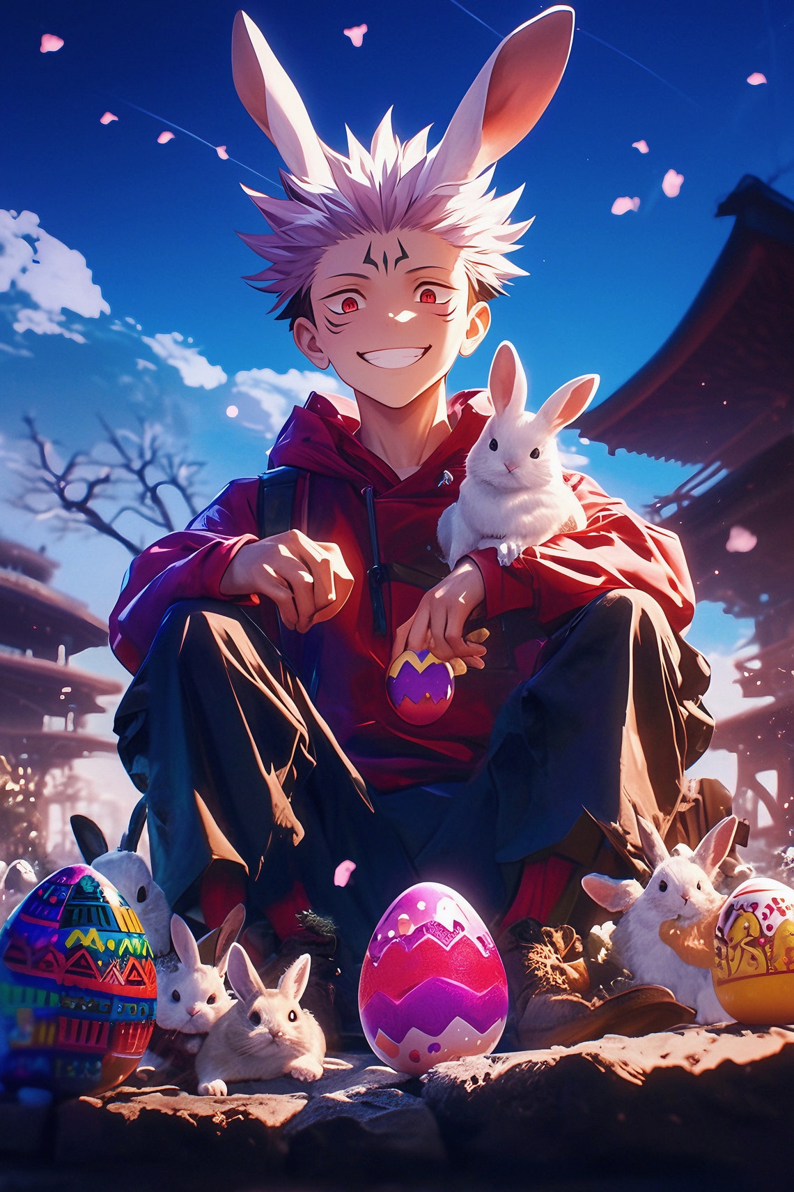 Sukuna, Pack of 3, Ryomen Sukuna, Sukuna Art, Chibi Sukuna, Cute Art ...