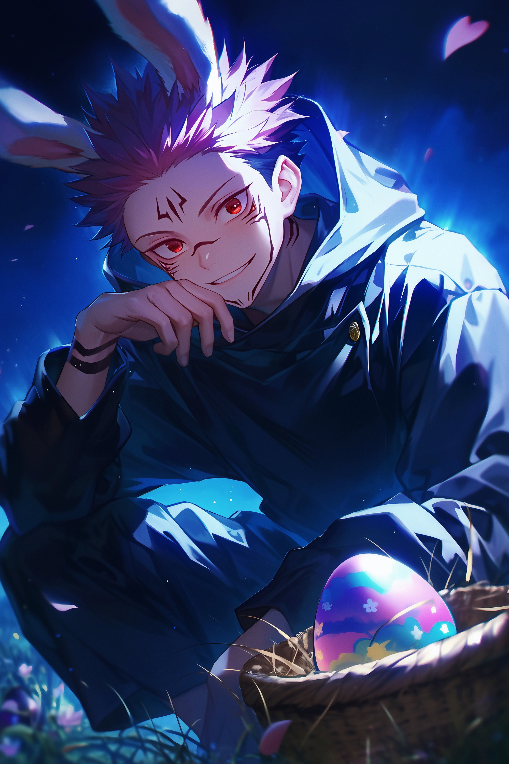 Sukuna, Pack of 3, Ryomen Sukuna, Sukuna Art, Chibi Sukuna, Cute Art ...