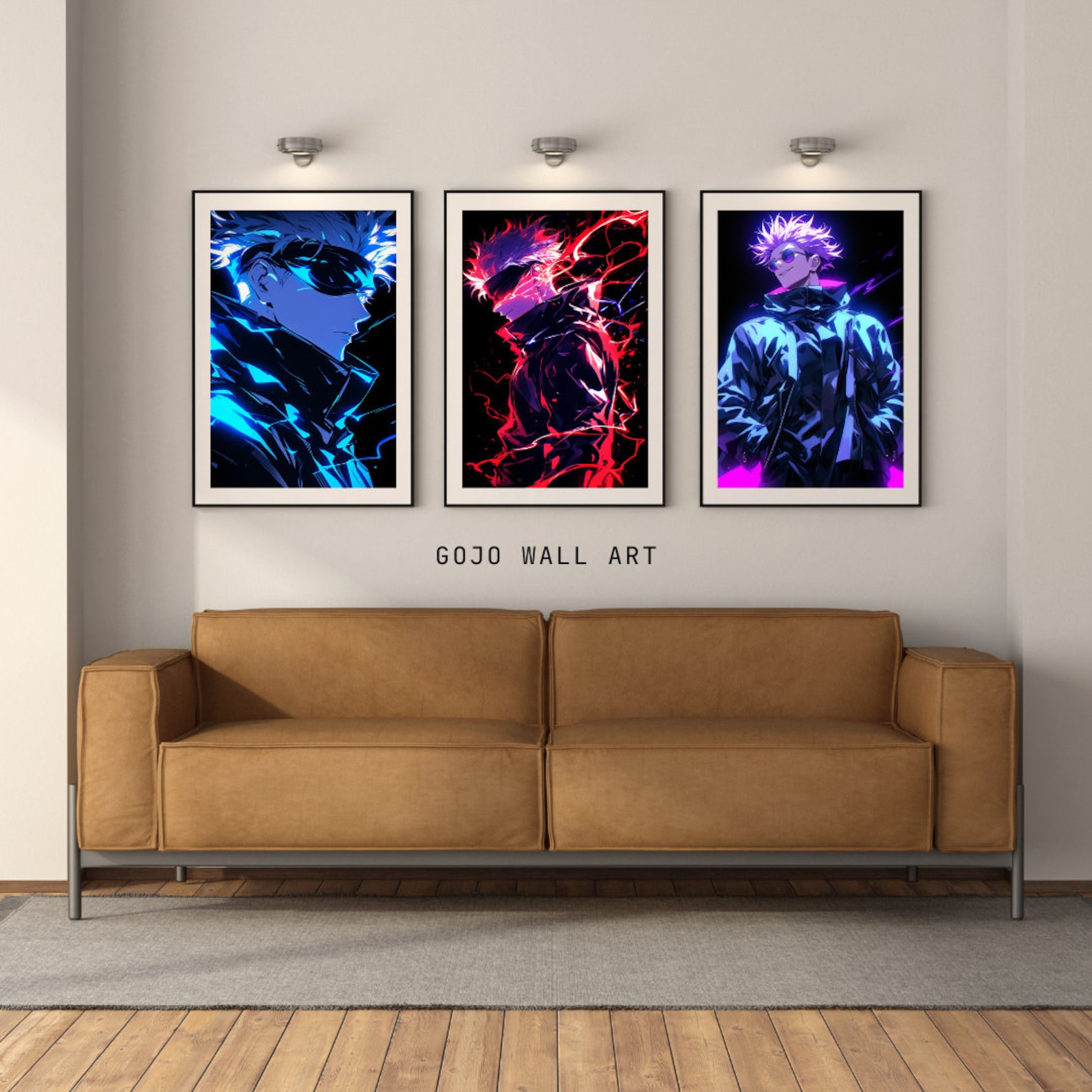 Gojo, Pack of 3, Gojo Satoru, Gojo Art, Gojo Satoru Art, Jujutsu Kaisen ...