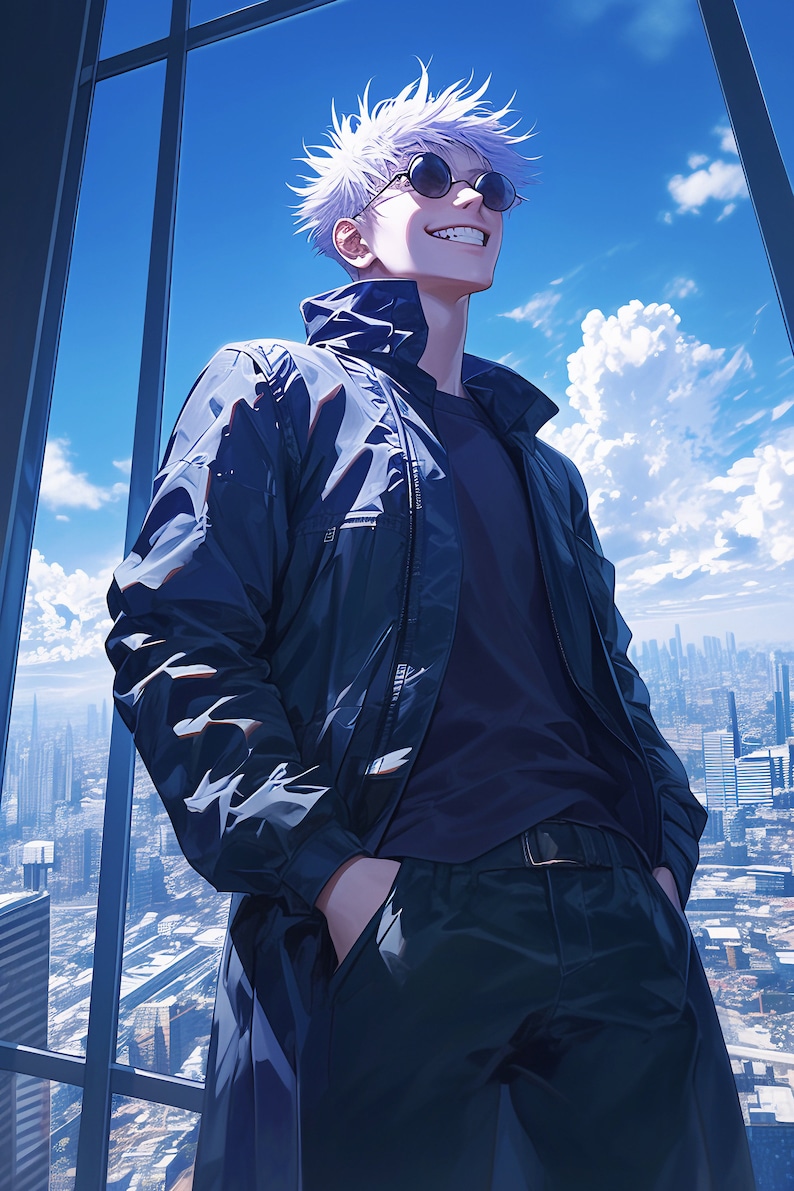 Gojo, Pack of 5, Gojo Satoru, Gojo Art, Gojo Satoru Art, Jujutsu Kaisen ...