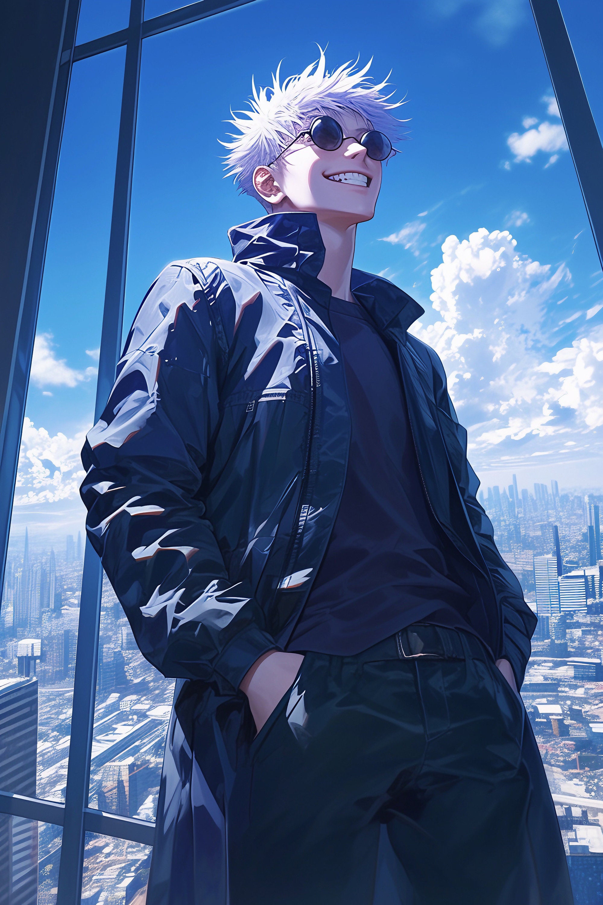 Gojo, Pack of 5, Gojo Satoru, Gojo Art, Gojo Satoru Art, Jujutsu Kaisen ...