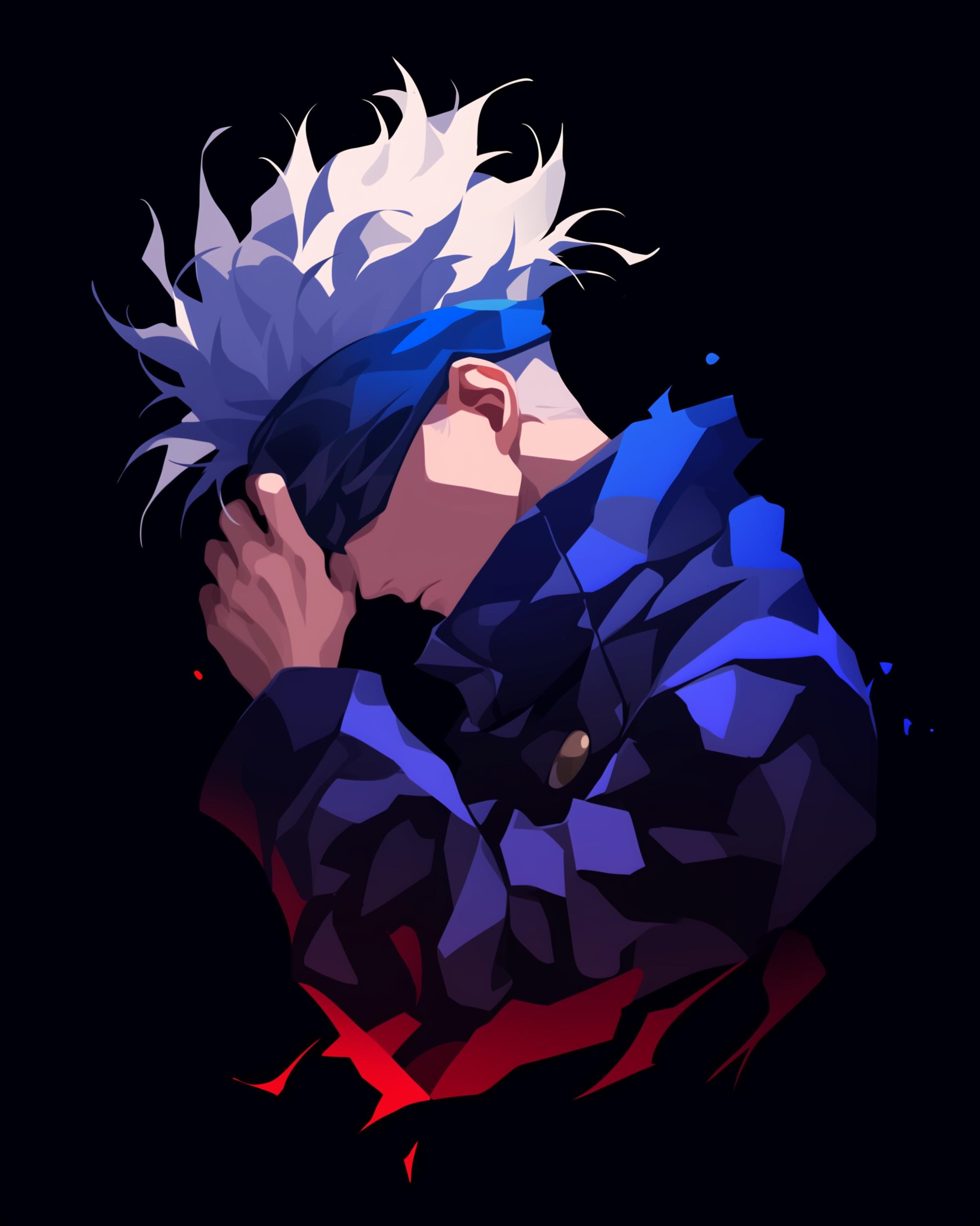 Gojo, Pack of 5, Gojo Satoru, Gojo Art, Gojo Satoru Art, Jujutsu Kaisen ...