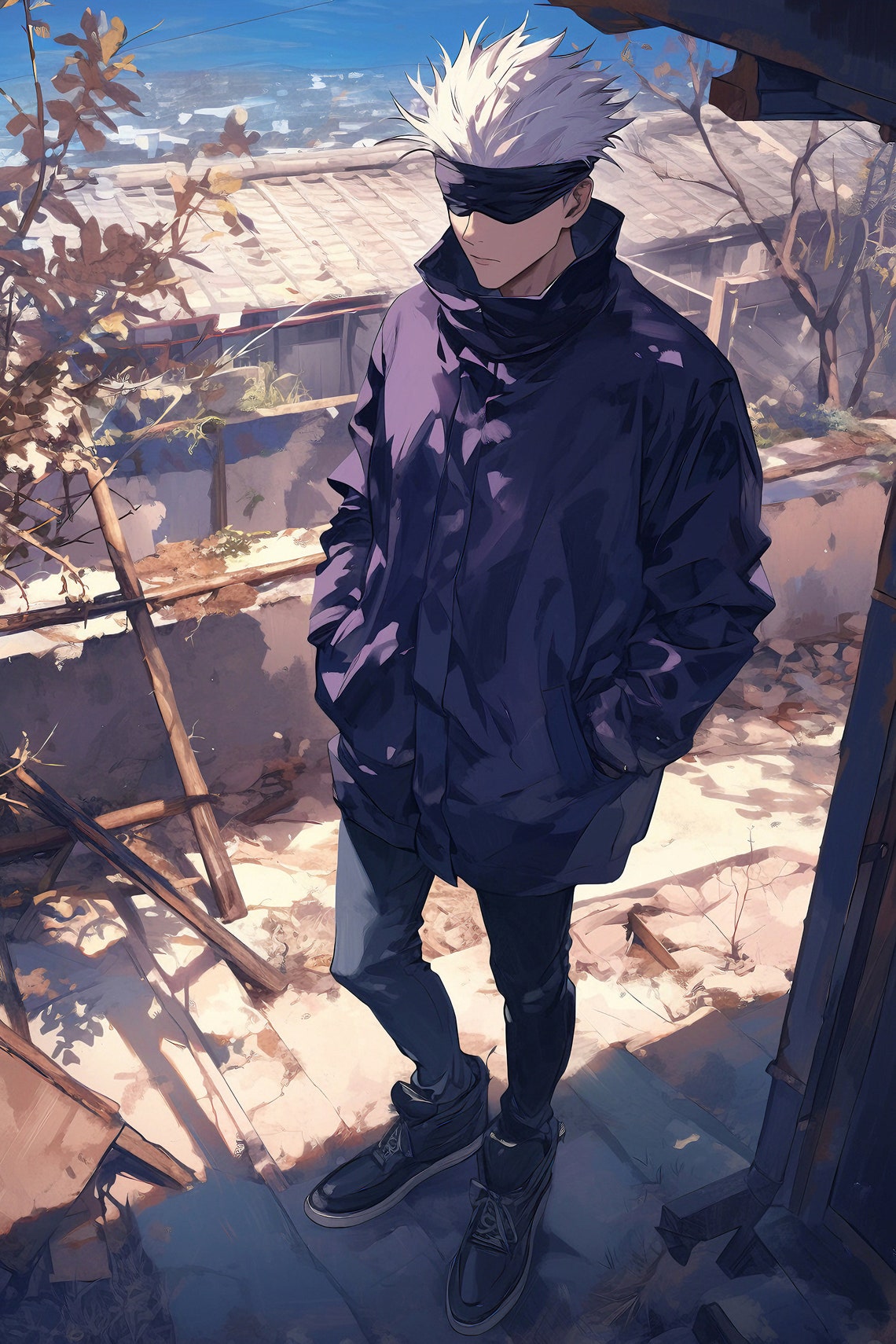 Gojo, Pack of 5, Gojo Satoru, Gojo Art, Gojo Satoru Art, Jujutsu Kaisen ...