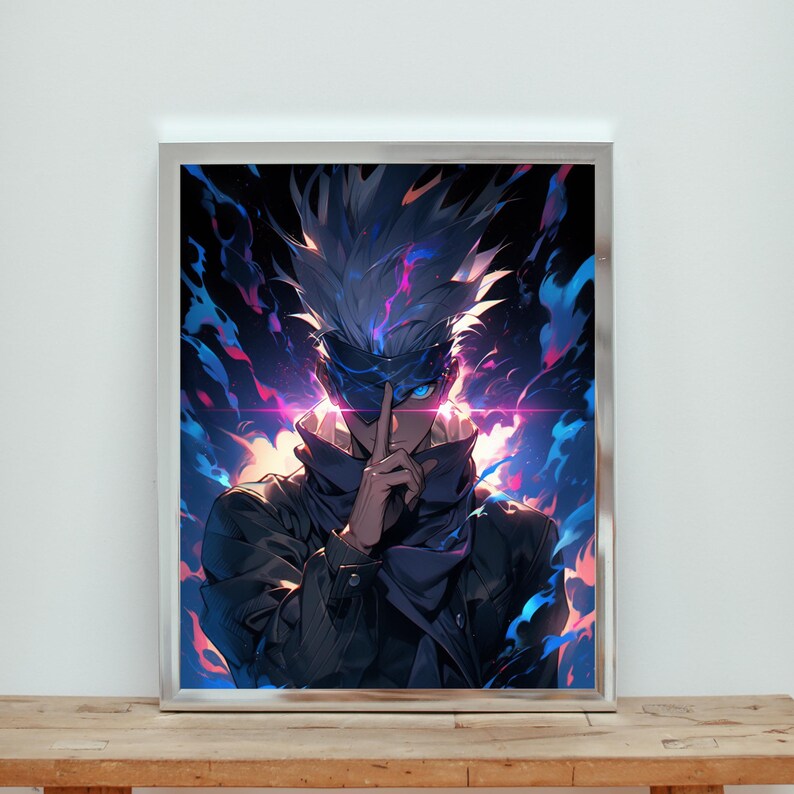 Gojo, Gojo PNG, Arte Gojo Satoru, Expansión de Dominio JJK, Arte ...