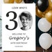 Custom 30th Birthday Welcome Sign, 30th Birthday Decorations for Men ...