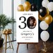 Custom 30th Birthday Welcome Sign, 30th Birthday Decorations for Men ...