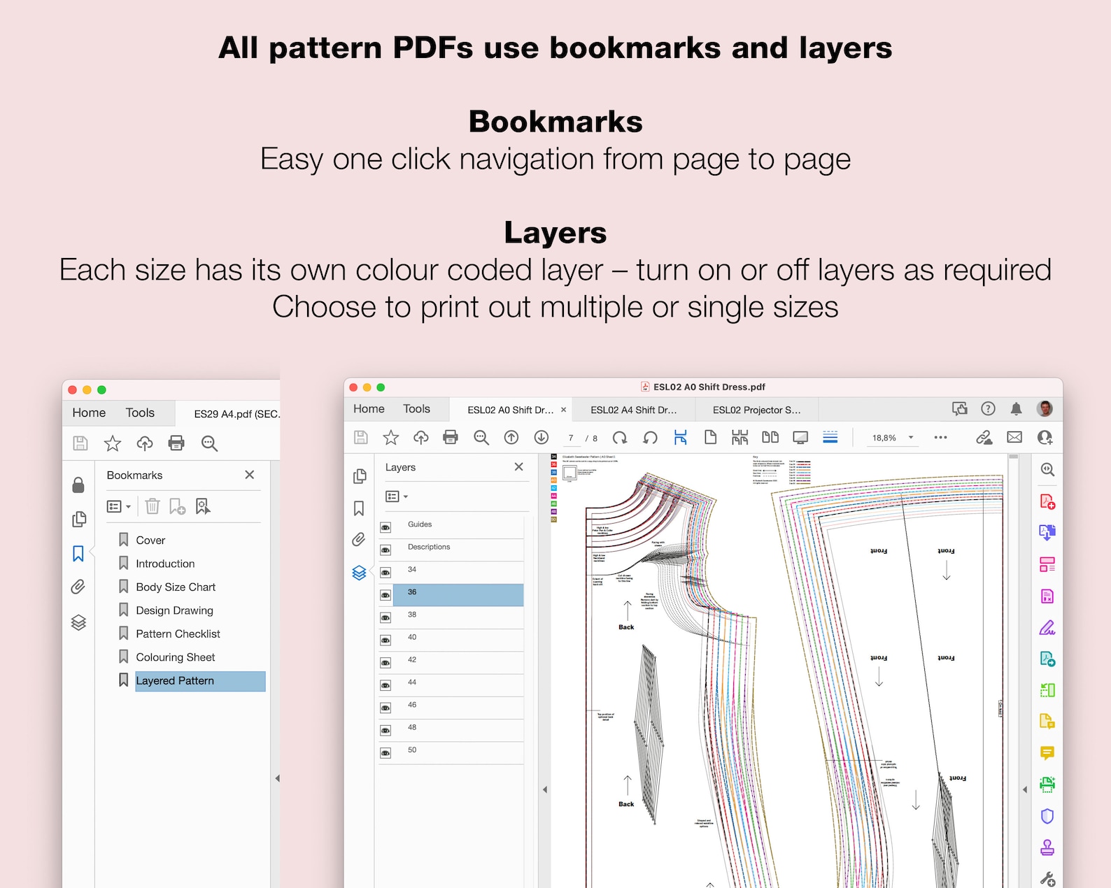 Classic A-line Shift Dress PDF Download EU34-50 - Etsy