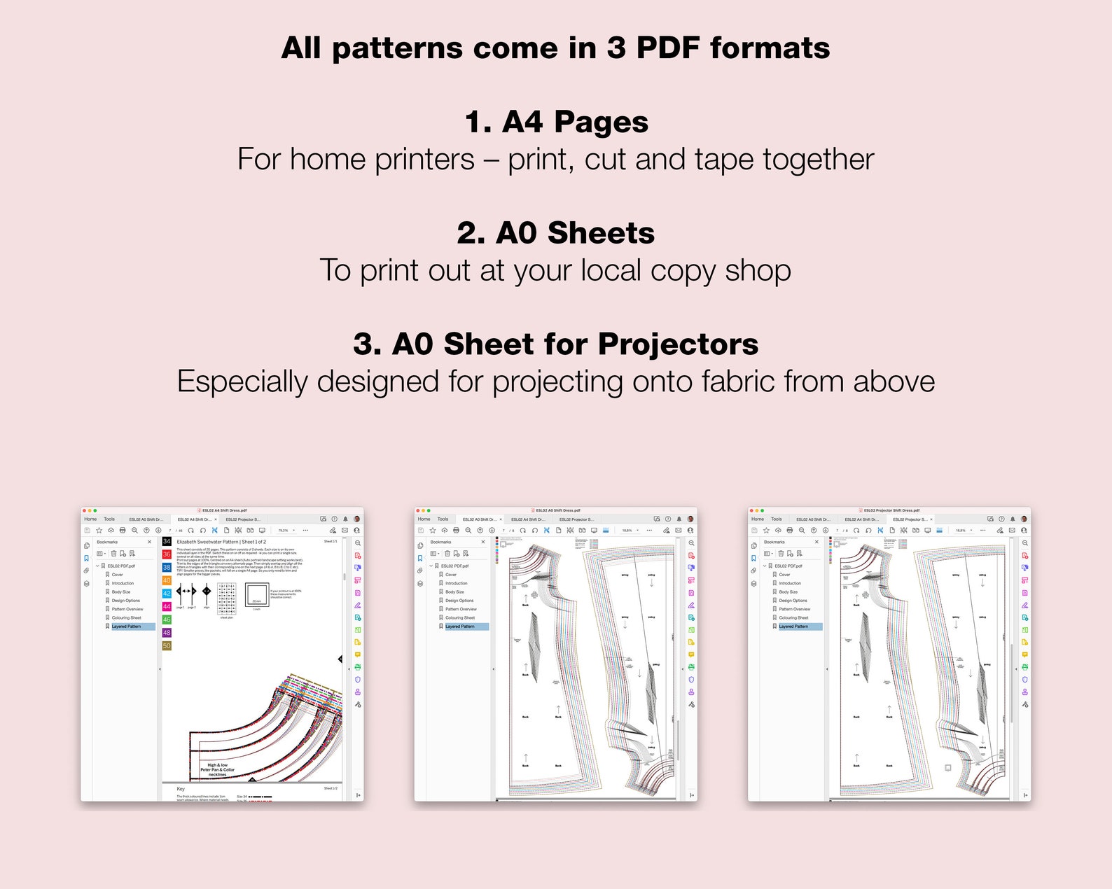 Classic A-line Shift Dress PDF Download EU34-50 - Etsy