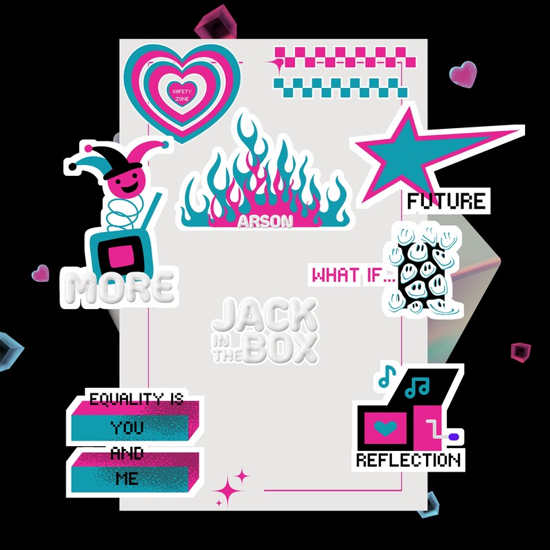 BTS Jhope Jack in the Box Sticker Pack - Png, Svg, Jpg - Bts Jhope ...