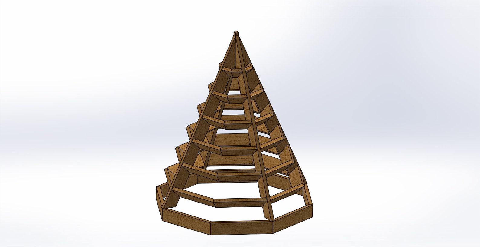 Strawberry Planter Pyramid Octagon Plans DIY Garden Planter Plan 6 Ft ...
