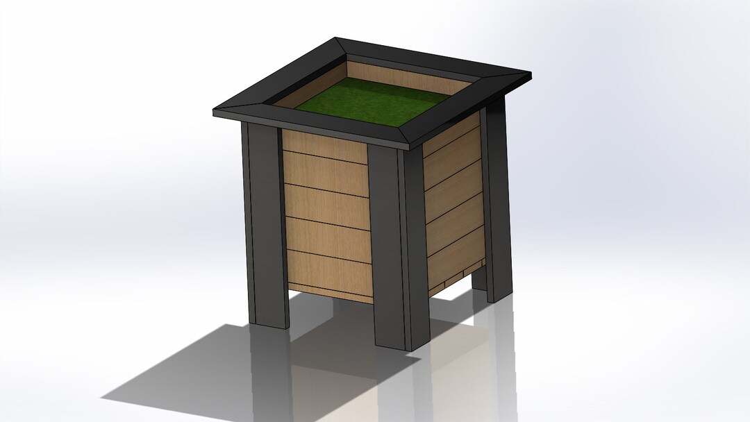 Garden Planter Box Plans, DIY Easy Garden Flower Box Plans - Etsy