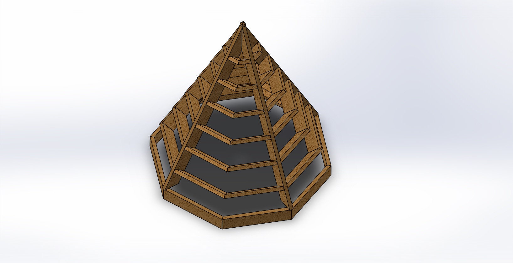 Strawberry Planter Pyramid Octagon Plans DIY Garden Planter Plan 6 Ft ...