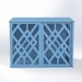 Modern Design Dog Crate With Sliding Door, Blue Dog Crate, Wooden Dog ...