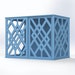 Modern Design Dog Crate With Sliding Door, Blue Dog Crate, Wooden Dog ...